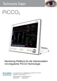 PiCCO-Technologie - PULSION Medical Systems SE