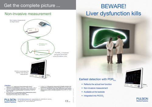 PiCCO2 PDR Flyer - PULSION Medical Systems SE