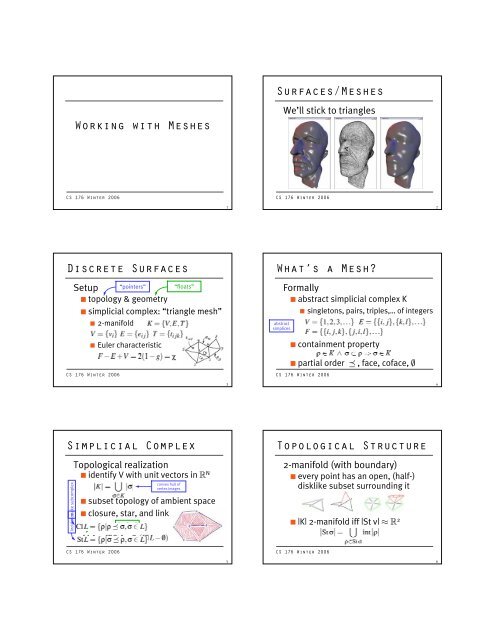 Simplicial Complex Topological Structure