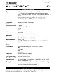 sds402 dulux trade weathershield exterior undercoat safety data sheet
