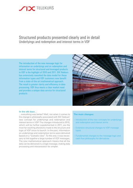 UK - SIX Financial Information