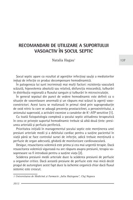 Suportul vasoactiv in socul septic.pdf - ati | anestezie terapie intensiva