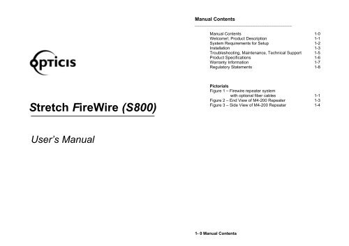 Stretch FireWire (S800) - opticis.com