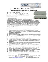 RS232/Ethernet Interface Converter - ANDA TELECOM INDIA