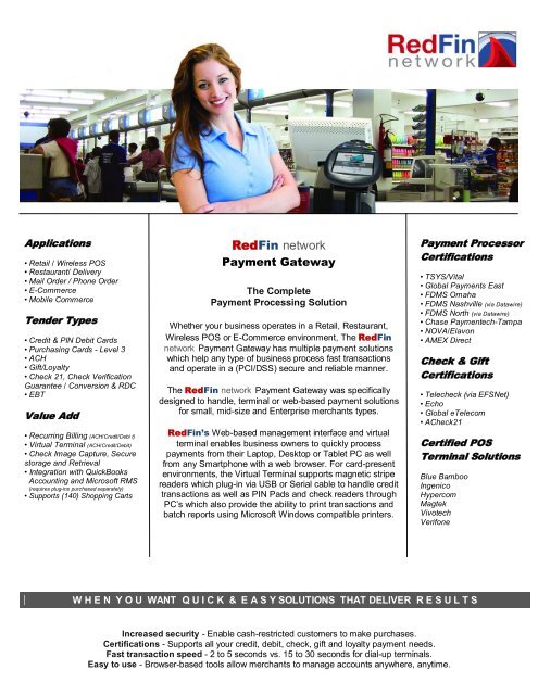 Payment Gateway - RedFin Network