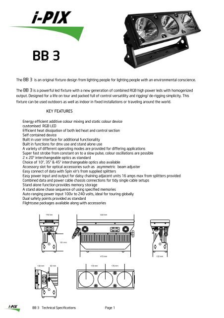 BB3 datasheet reduced