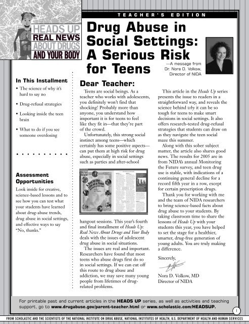 Drug Abuse in Social Settings: A Serious Risk for Teens - Scholastic