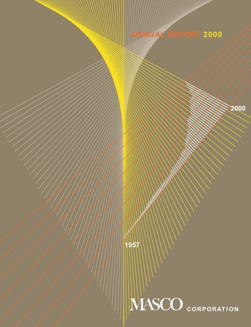 1957 2000 annual report 2000 - Masco Corporation