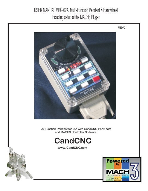 Handwheel Jog/Shuttle CandCNC