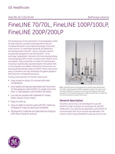 FineLINE 70/70L, FineLINE 100P/100LP, FineLINE 200P/200LP