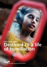 Joint NGO report on caste discrimination in India - International Dalit ...