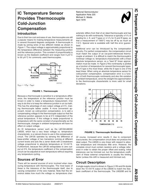 Application Note 225 IC Temperature Sensor Provides ... - ITI Omar