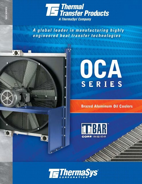 Brazed Aluminum Oil Coolers - ThermaSys