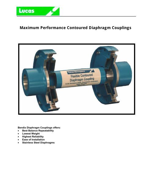 Maximum Performance Contoured Diaphragm Ro quip