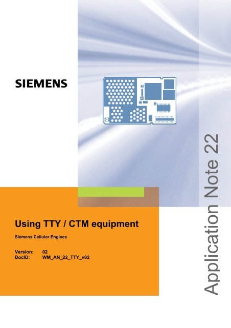 Application Note 22 - Wireless Data Modules