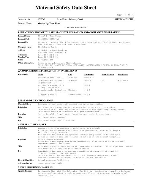 Akcela Hy-Tran Ultra - FL Selenia