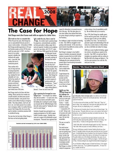 The Case for Hope Annual Report - Real Change