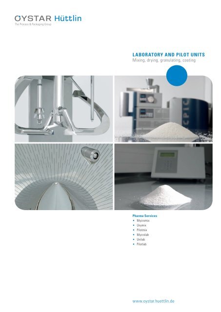 LABORATORY AND PILOT UNITS - Glenpak