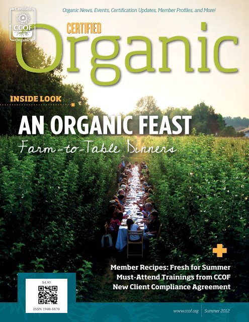 AN ORGANIC FEAST - CCOF