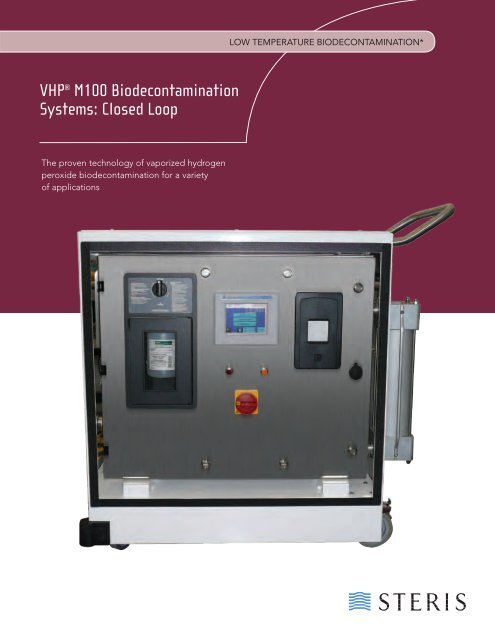 VHPÂ® M100 Biodecontamination Systems: Closed Loop - Steris Life ...