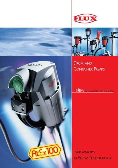 PVDF ETFE Impeller Type F 430 PVDF-50 FLUX 430 60 210 Drum Pump 39 ...