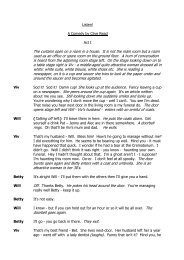 The Script - Comedy Plays