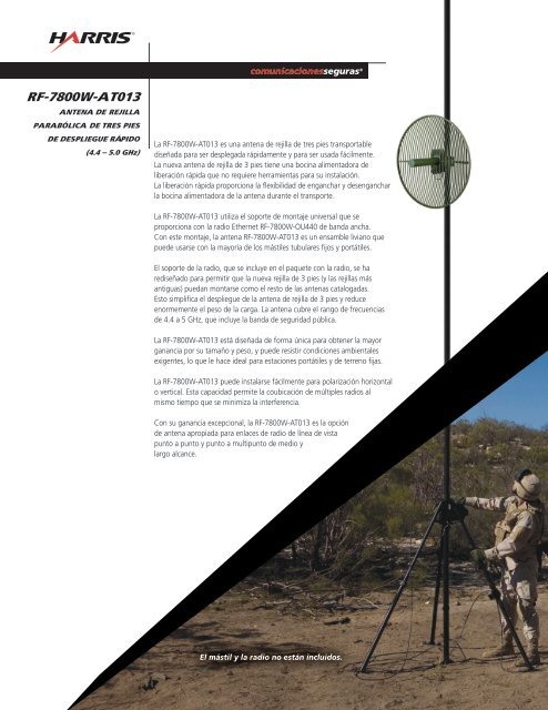 RF-7800W-AT013 - Harris RF Communications - Harris Corporation