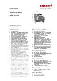 Precision incubator Model INP 200