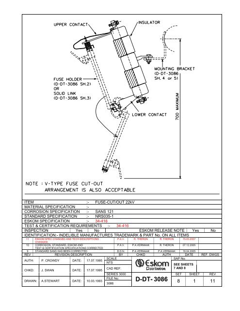 D-DT- 3086 - Eskom