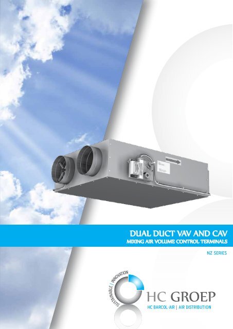 Dual duct VAV and CAV mixing air volume control terminals