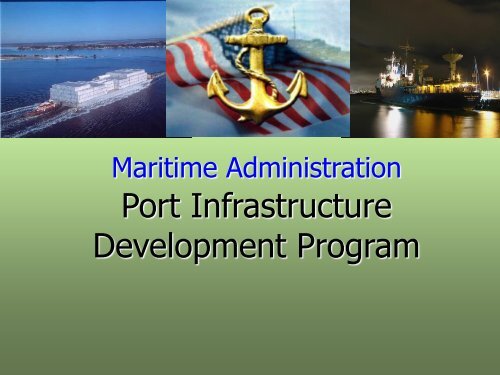 Port Infrastructure Development Program