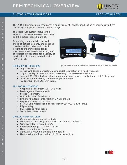 PEM TECHNICAL OVERVIEW - Hinds Instruments