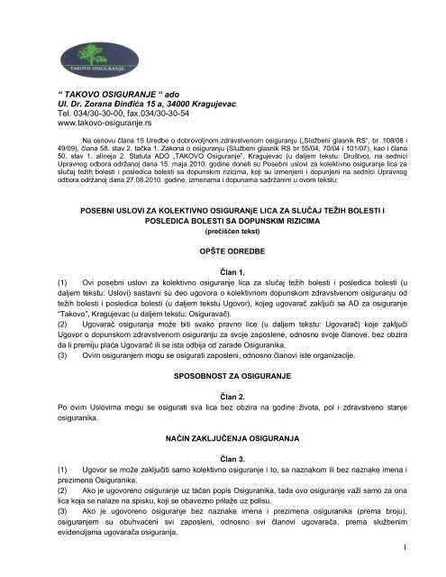 Posebni uslovi za teze bolesti 12.10.2010-----.pdf - Takovo osiguranje