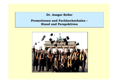 Die Zulassung zur Promotion mit Master (FH) - Hochschule Aalen