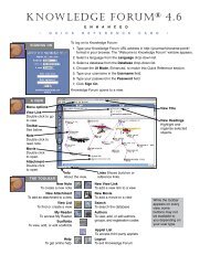 Printable quick reference card