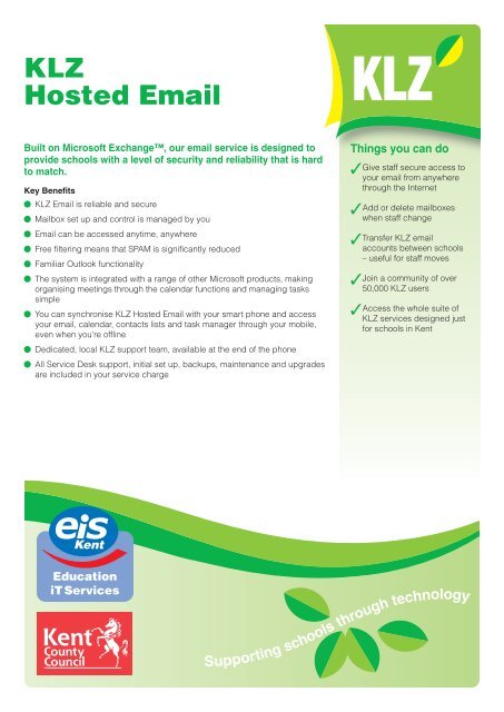 KLZ Hosted Email - EiS Kent