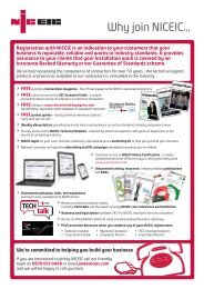Approved Contractor Checklist - NICEIC