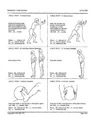 ACTIVE ANKLE & FOOT RANGE OF MOTION EXERCISES