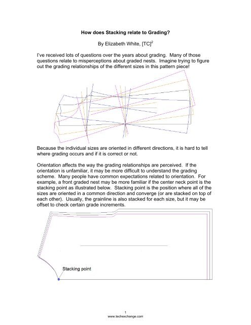 Grading – stacking - TechExchange.Com