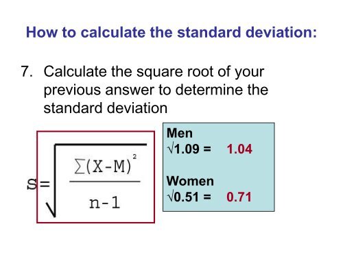 How To Calculate The Stan