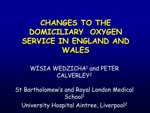 clinical component of the domiciliary oxygen service ... - Brit Thoracic