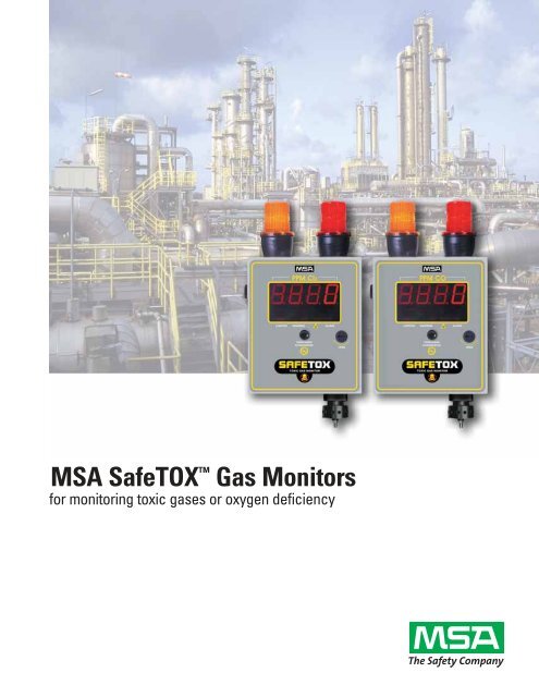 MSA SafeTOXâ ¢ Gas Monitors