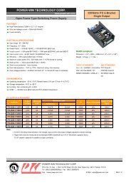 PDF Datasheet(99 KB) - Power-Win Technology Corp.