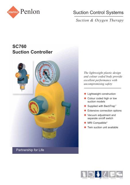 Suction Control Systems SC760 Suction Controller - Penlon