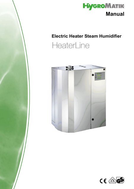 HeaterLine Instruction Manual - HygroMatik
