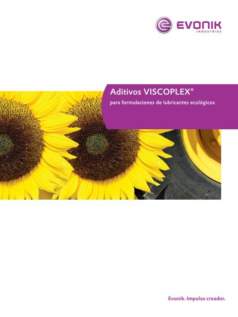 VISCOPLEX Environmentally Friendly Series 10 - Evonik Oil Additives