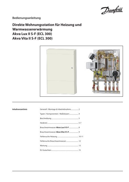 Akva Vita II SF - FernwÃ¤rme-Komponenten - Danfoss GmbH