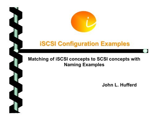 iSCSI Configuration Examples