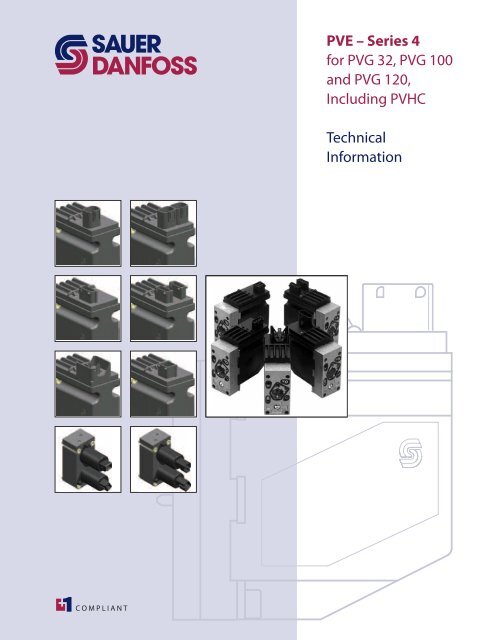 PVE â Series 4 for PVG 32, PVG 100 and PVG 120 ... - Sauer-Danfoss