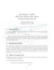 Steel Design - LRFD AISC Steel Manual 13th Edition Bolted ...